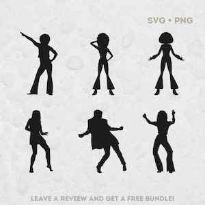 Disco Dance Svg Bundle, SVG Files for Cricut, Dance Silhouette, Dance ...