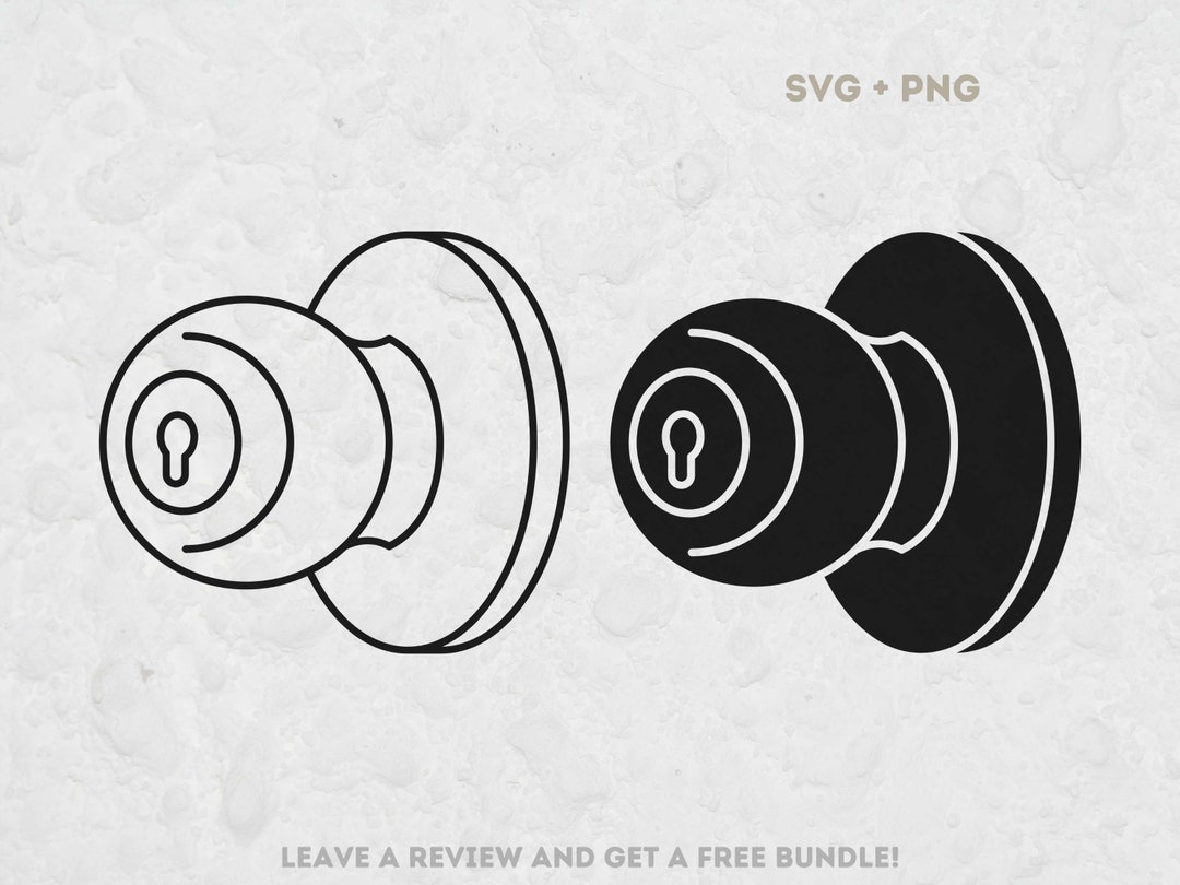 Doorknob Svg, Svg Files for Cricut, House SVG, Knob Cut File, House ...