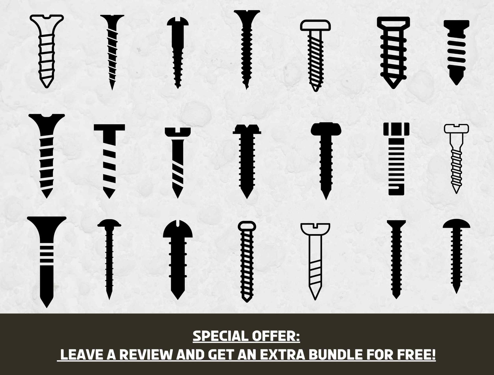 Screw SVG Bundle Svg Files for Cricut Carpenter Svg Screws - Etsy
