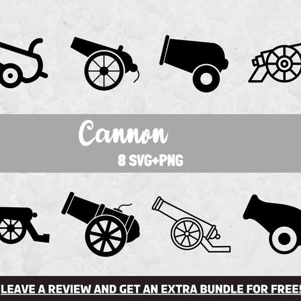 Cannon Svg - Etsy