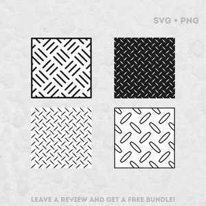 Diamond Plate Pattern Svg, SVG Files for Cricut, Geometric Shapes SVG ...