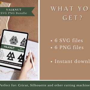 Valknut SVG Bundle, Svg Files for Cricut, Symbol Clipart, Knot SVG ...