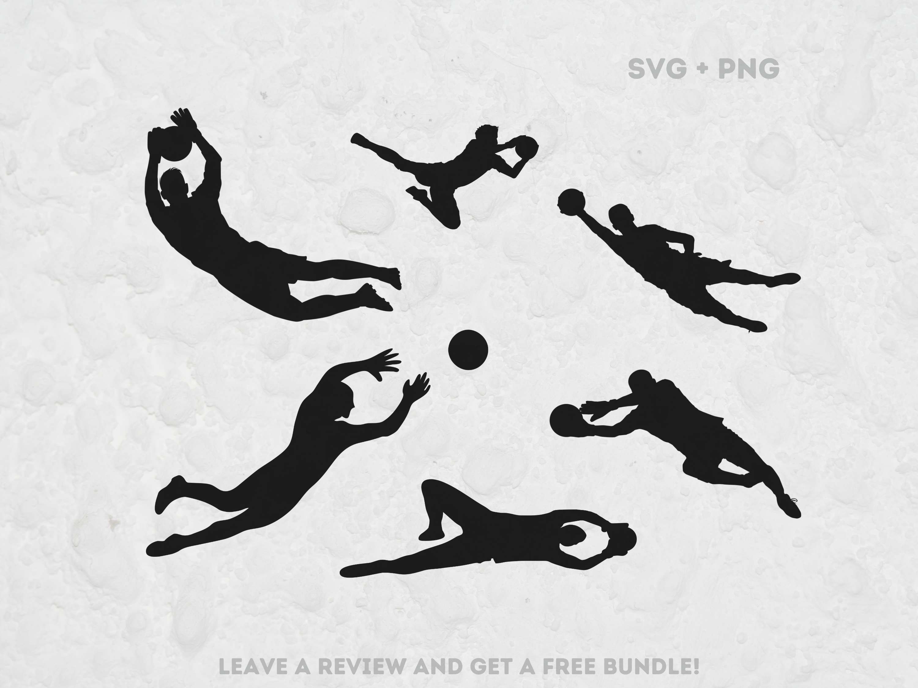 Girl Soccer Goalie Silhouette