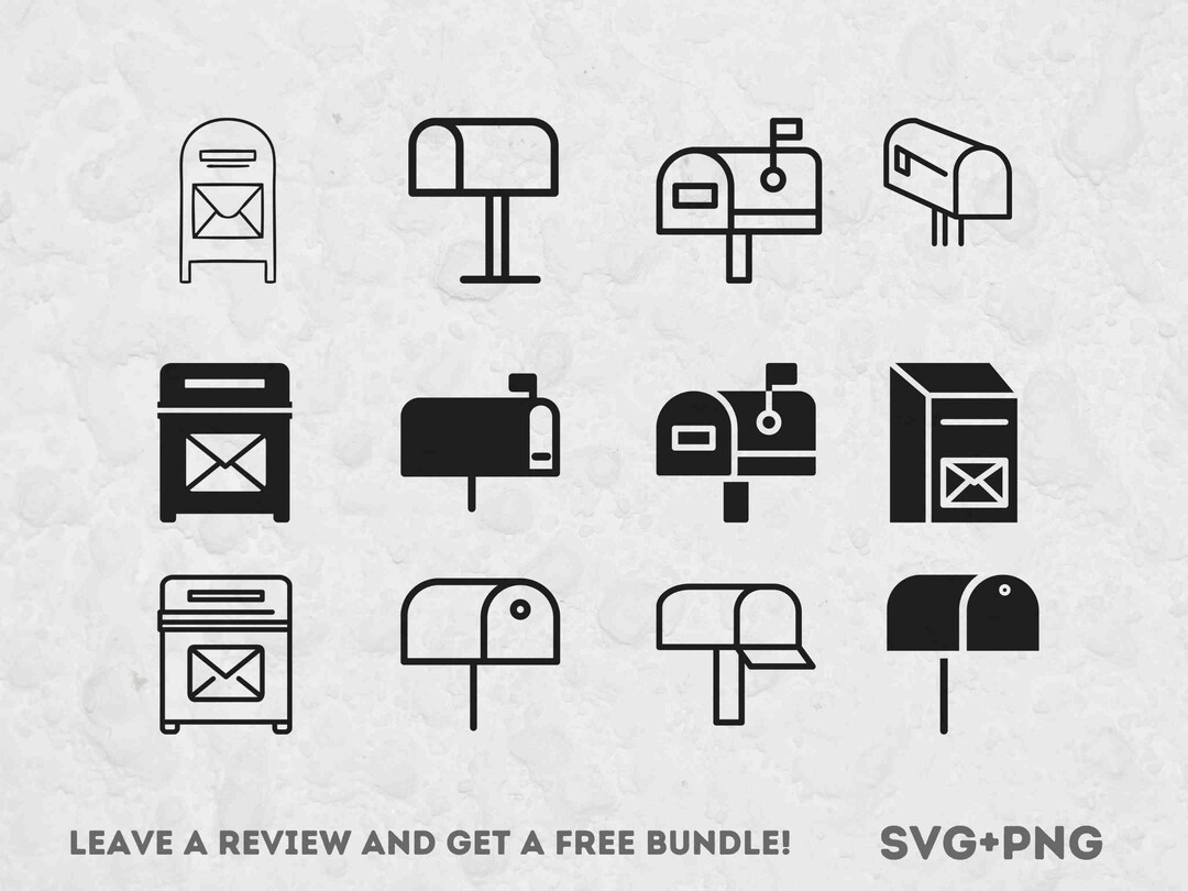 Mail Box SVG, Mail Box Cut Files, Mail Box PNG, Postage Clipart, Mail ...