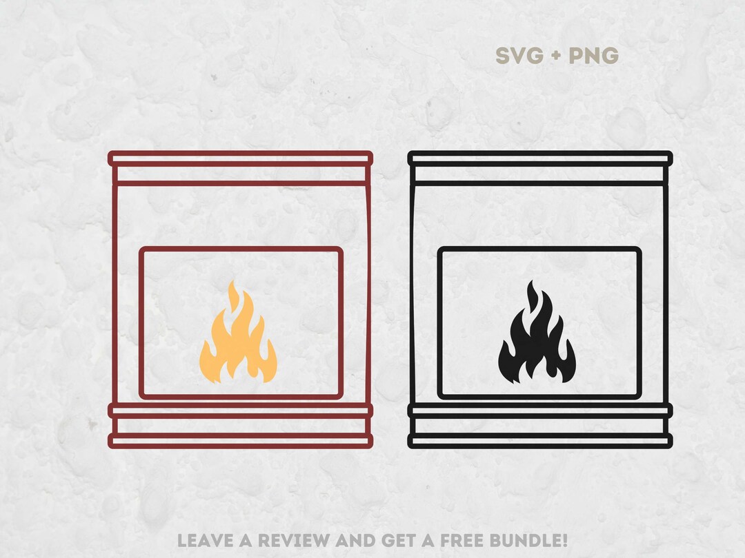 Fireplace SVG, SVG Files for Cricut, Fire Svg, Flame Clipart, Flame ...