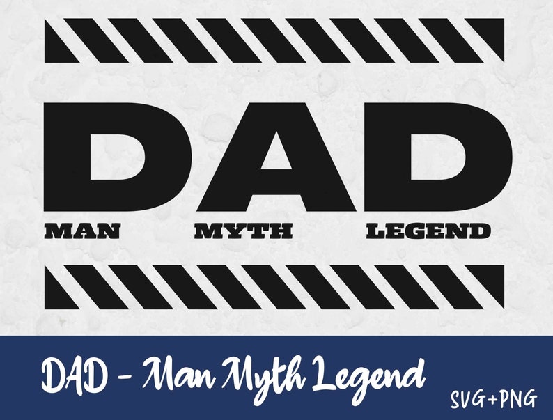 Dad Svg SVG Files for Cricut Fathers Day Svg Man Myth - Etsy
