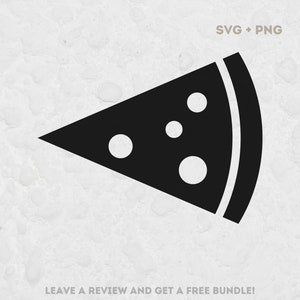 Pizza Slice SVG, SVG Files for Cricut, Pizza Slice PNG, Pizza Icon ...