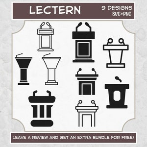 Podium Stand SVG, SVG Files for Cricut, Lectern SVG, Podium Svg ...