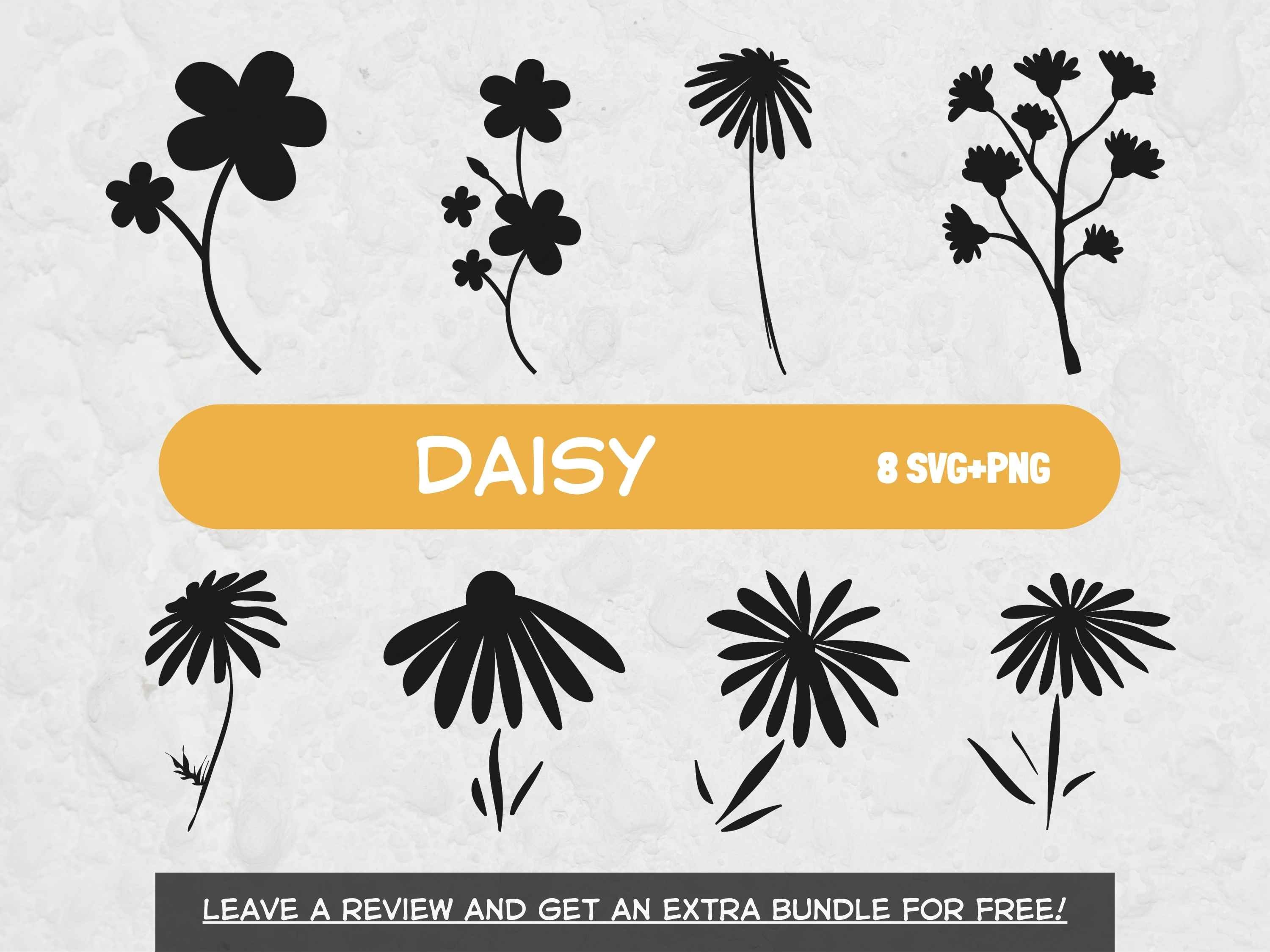 Daisy SVG SVG Files for Cricut Flower Clipart Flowers SVG - Etsy