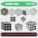 Rubik's Cube SVG, SVG Files for Cricut, Rubik's Cube PNG, Puzzle Svg ...