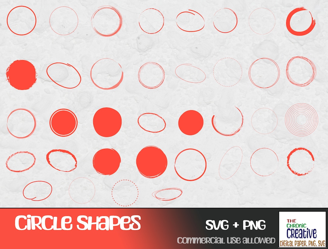 Circle Svg, SVG Files for Cricut, Circles Svg, Circle Clipart, Geometry ...