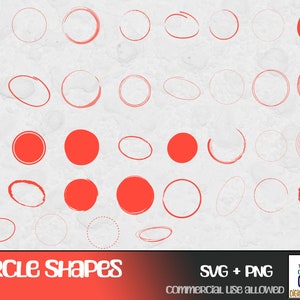 Circle Svg, SVG Files for Cricut, Circles Svg, Circle Clipart, Geometry ...