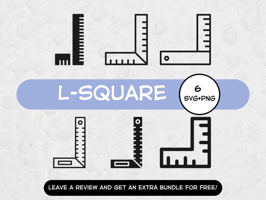 L Square Svg, SVG Files for Cricut, Tool SVG, Carpenter Clipart ...