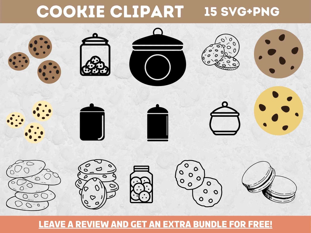 Cookie SVG Bundle, Svg Files for Cricut, Cookie Svg, Cookie Jar Svg ...