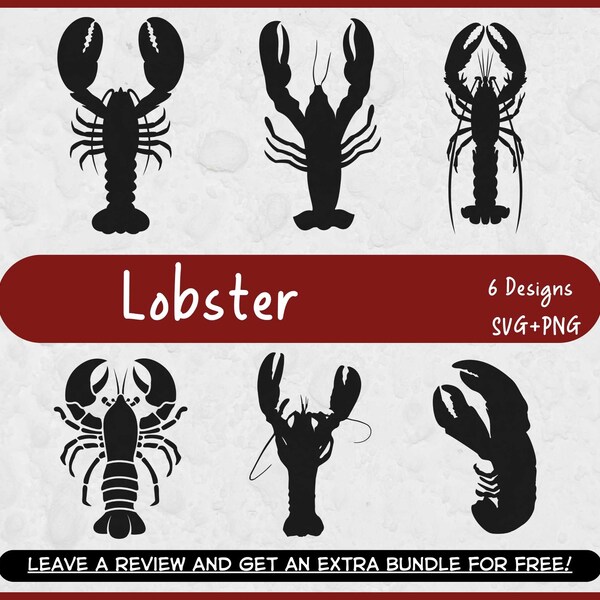 Lobster Svg - Etsy