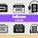Walkman Svg, SVG Files for Cricut, Music Player Svg, Walkman Clipart ...