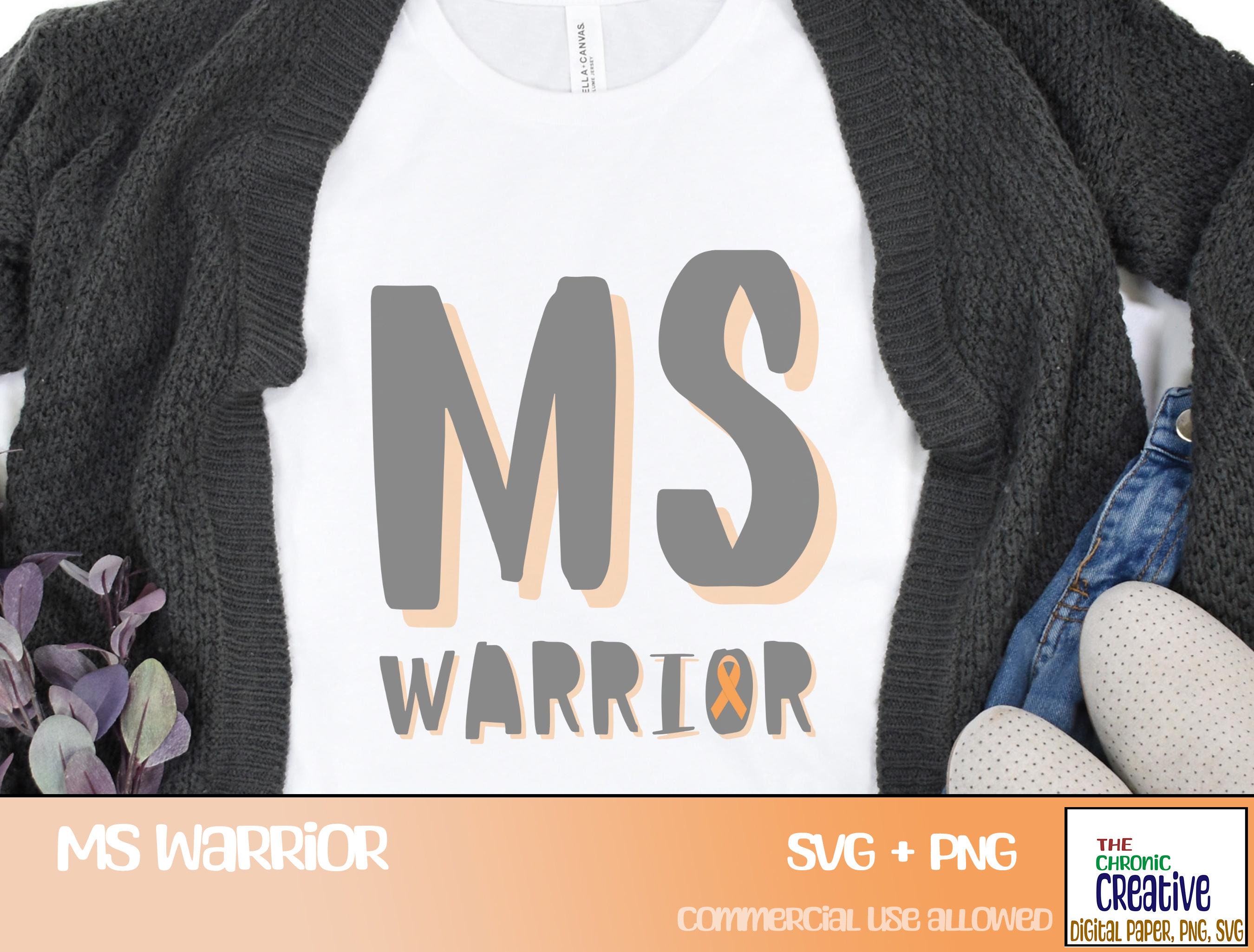 MS Warrior SVG Commercial Use Svg Multiple Sclerosis MS - Etsy Australia