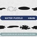 Water Puddle SVG Bundle, Water SVG, Svg Files for Cricut, Water Cut ...