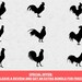 Rooster SVG, SVG Files for Cricut, Rooster Cut File, Farm Clipart Image ...