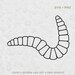 Earthworm SVG, SVG Files for Cricut, Worm Svg, Snake Clipart, Animal ...
