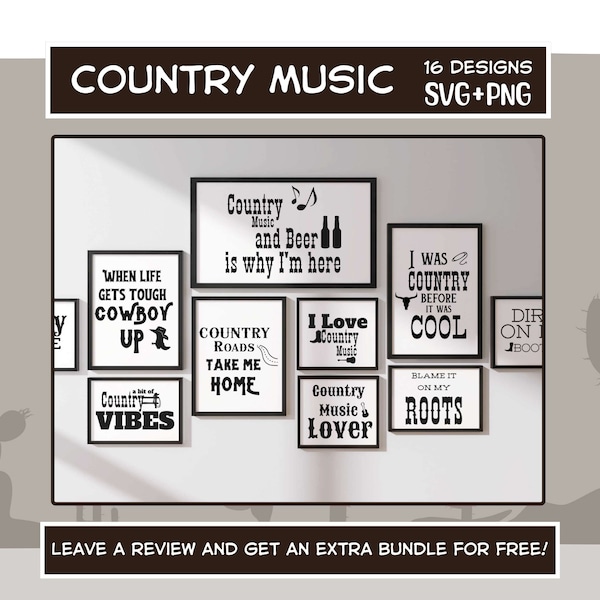 Country Music Svg - Etsy