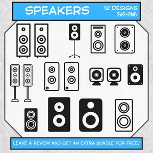 Speaker SVG, Svg Files for Cricut, Speakers SVG, Speaker Clipart Image ...