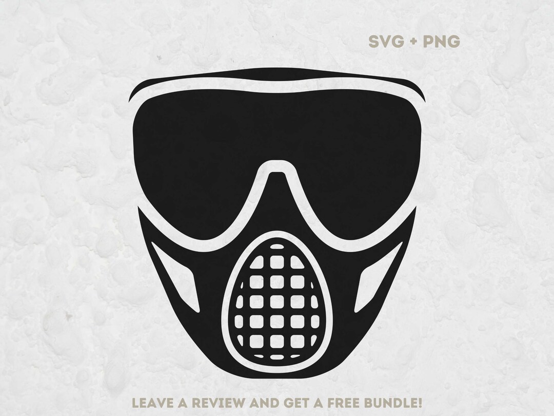 Paintball Mask Svg Svg Files for Cricut Mask Clipart - Etsy