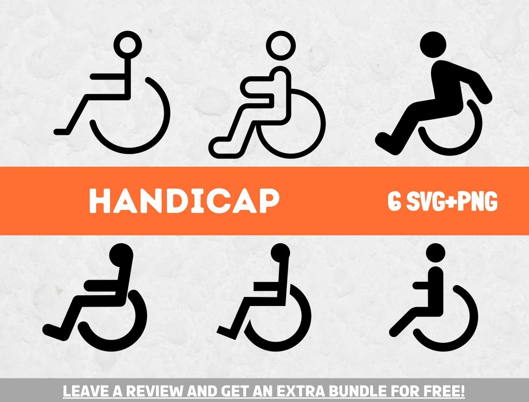 Handicap Svg, SVG Files for Cricut, Handicap Icon, Handicapped SVG ...