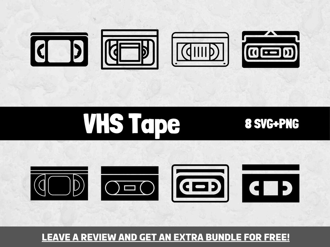 VHS Tape Svg, SVG Files for Cricut, VHS Clipart, Camera Svg, Movie Tape ...