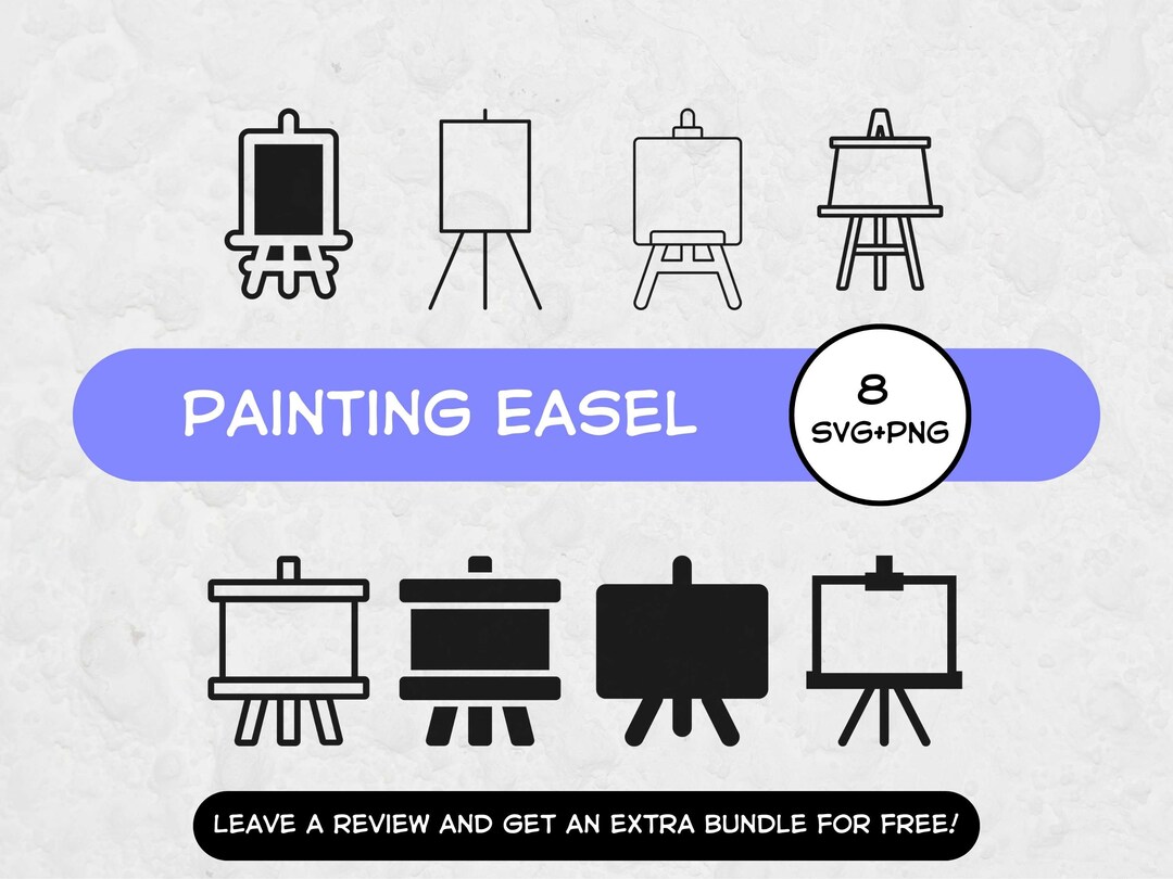 Painting Easel Svg, SVG Files for Cricut, Cut Files, Paint Svg, Art Svg ...