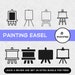 Painting Easel Svg SVG Files for Cricut Cut Files Paint - Etsy