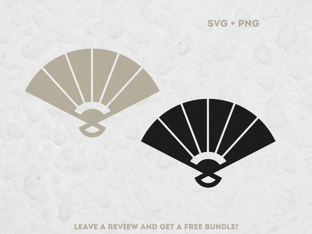 Hand Fan SVG, Svg Files for Cricut, Fan Clipart, Handheld Fan, Fan ...
