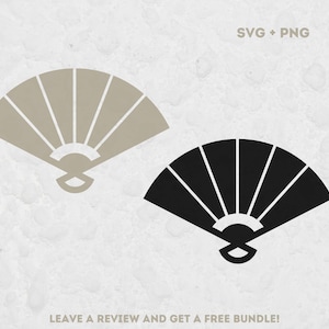 Hand Fan SVG, Svg Files for Cricut, Fan Clipart, Handheld Fan, Fan ...