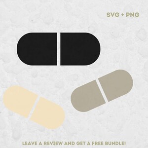Oval Pill Svg, SVG Files for Cricut, Pill Png, Hospital SVG, Medical ...
