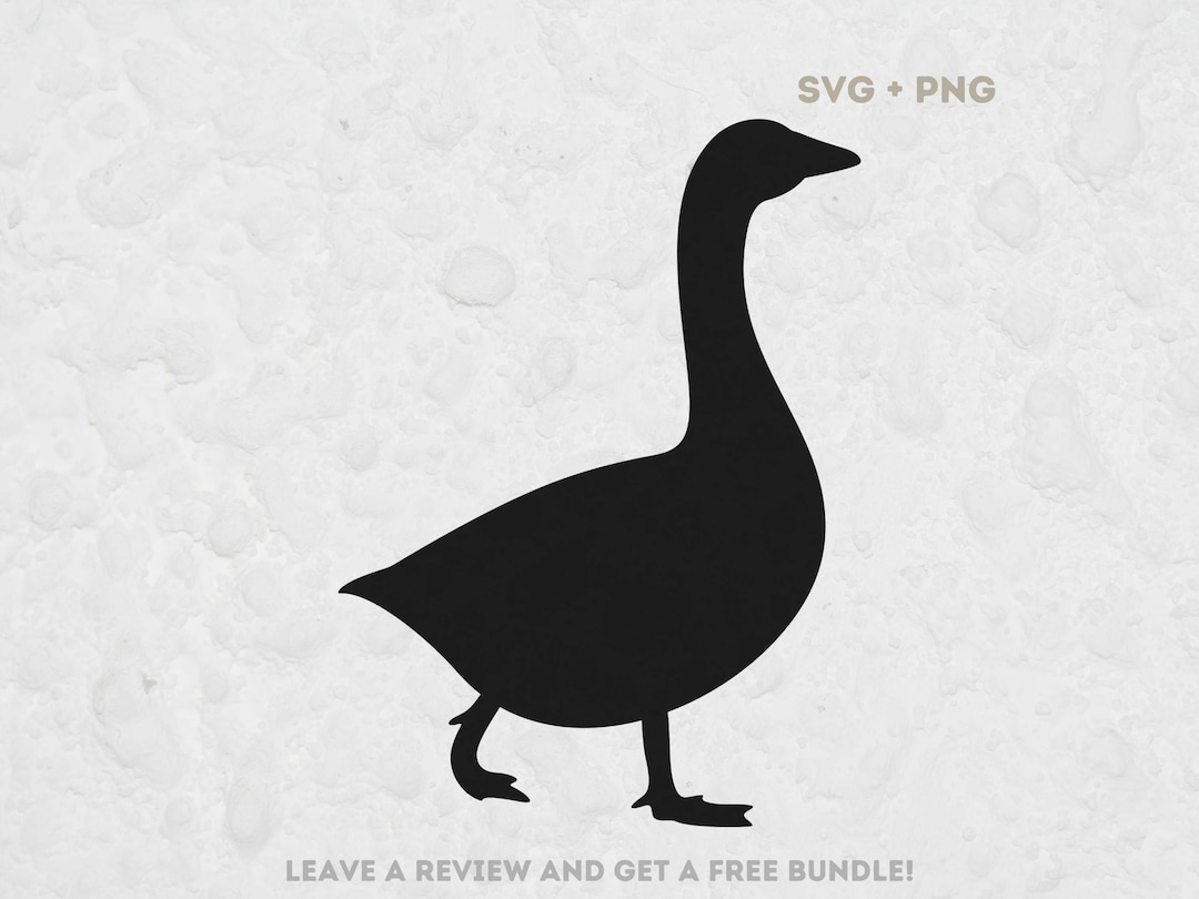 Goose Silhouette Svg, Svg Files for Cricut, Goose Cut File, Goose ...