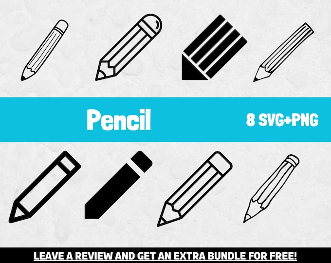 Pencil Svg, SVG Files for Cricut, Pencil Png, Draw Svg, Artist Svg ...