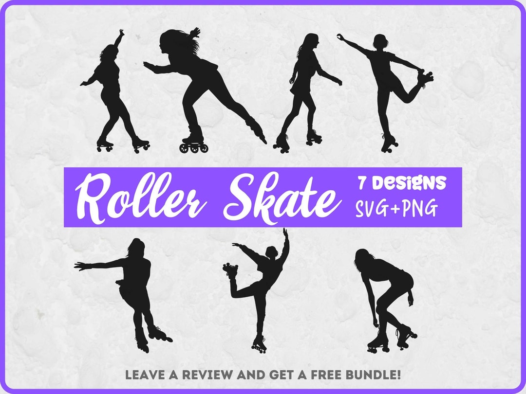 Roller Skate Svg, SVG Files for Cricut, Roller Skate Silhouette, Roller ...