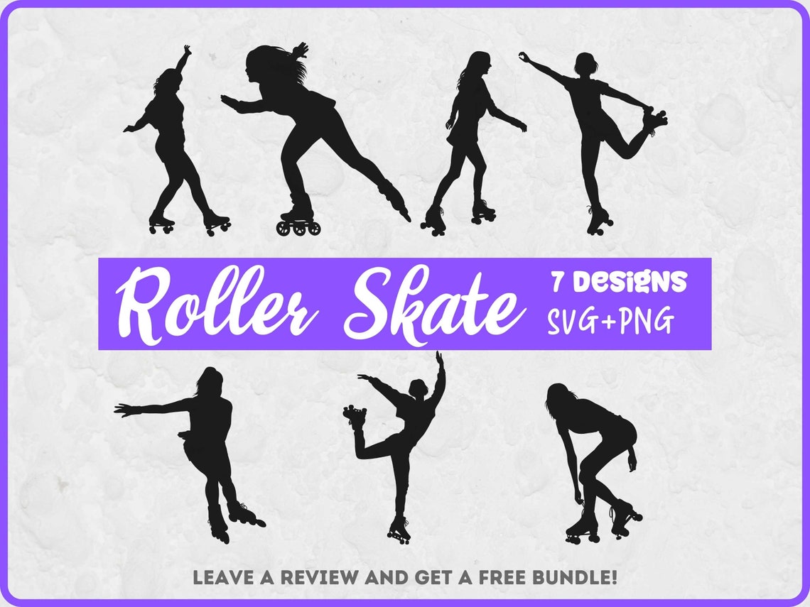 Roller Skate Svg, SVG Files for Cricut, Roller Skate Silhouette, Roller ...