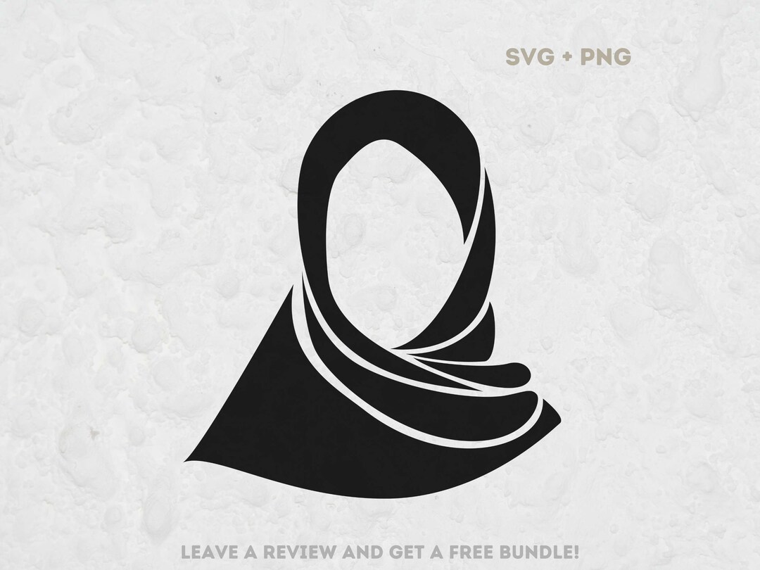 Hijab SVG, Svg Files for Cricut, Hijab Silhouette, Hijab Clipart ...