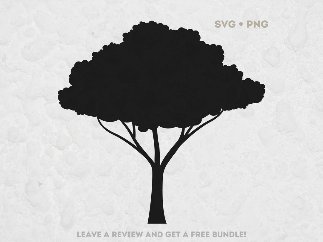 Tree Silhouette SVG, SVG Files for Cricut, Svg Tree, Tree Clipart, Tree ...