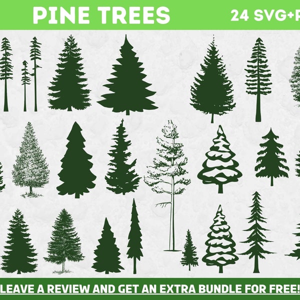 Pine Tree Svg - Etsy