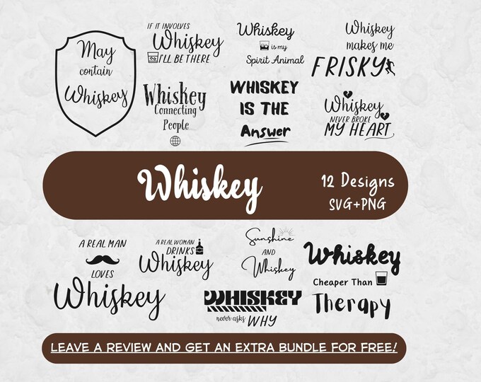 Whiskey SVG, SVG Files for Cricut, Coaster Png, Bar Svg, Drinks Svg ...