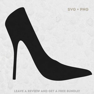 Stiletto Silhouette SVG, Svg File for Cricut, Stiletto Cut File, Female ...