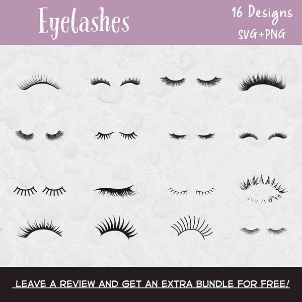 Eyelashes Svg - Etsy