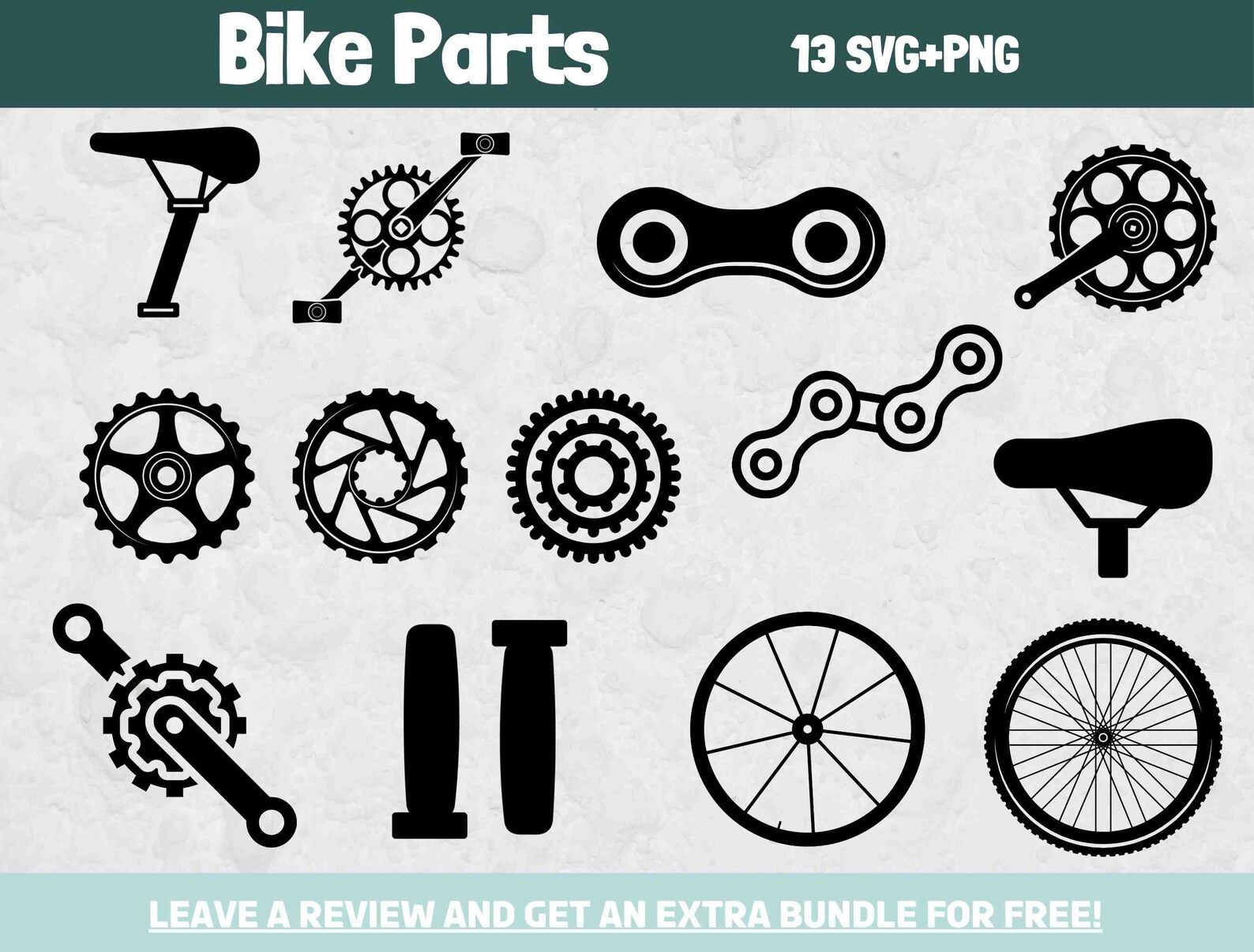 Bike Parts Svg, SVG Files for Cricut, Bike Png, Bike Wheel Png ...