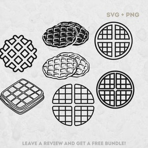 Waffle SVG, SVG Files for Cricut, Dough SVG, Food Clipart, Sweet Svg ...