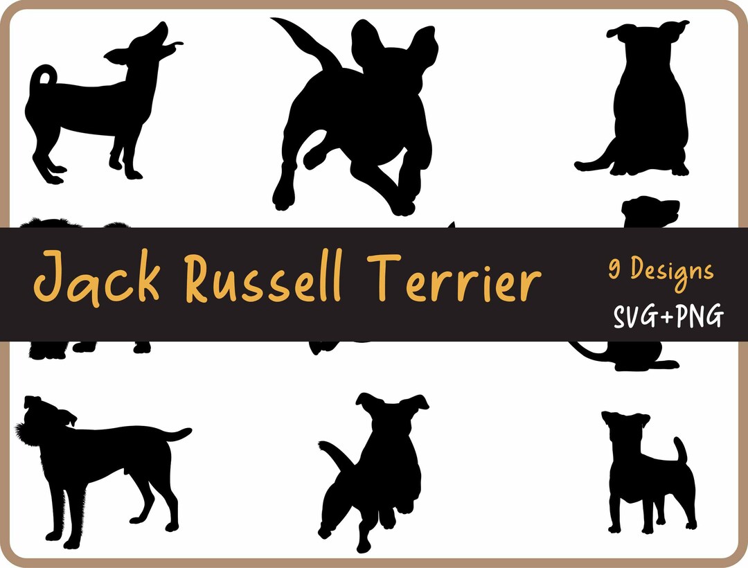 Jack Russell Terrier Svg Svg Files for Cricut Dog Lover Svg - Etsy