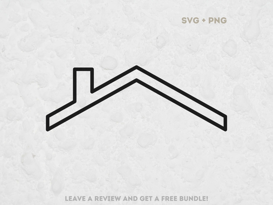 House Roof Svg, Svg Files for Cricut, House SVG, House Roof Cut File ...