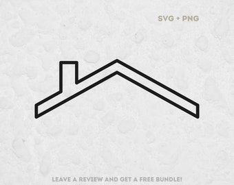 House Roof Svg, Svg Files for Cricut, House SVG, House Roof Cut File ...