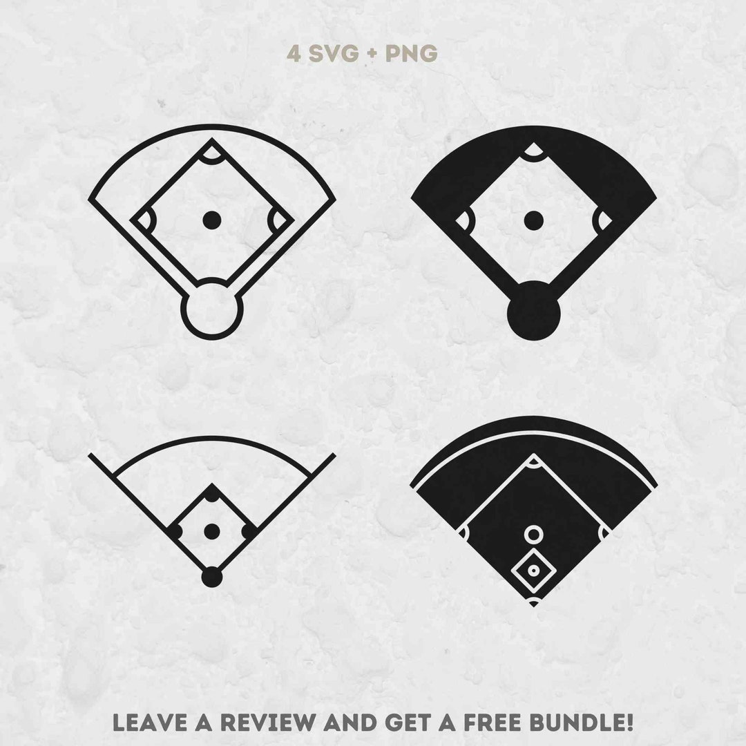 Baseball Field SVG Baseball Clipart SVG Files for Cricut - Etsy